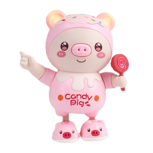 GZCW Dancing Piglet Toy Interactive Electric Candy Pig Musical Toy with ...