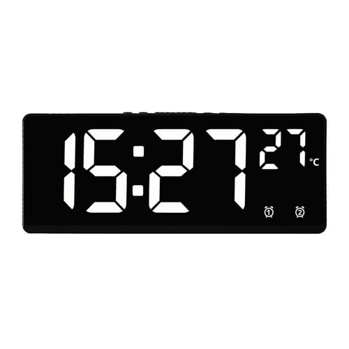 GZCW Digital Alarm Clock with Dual Customizable Alarms Raised Nap ...