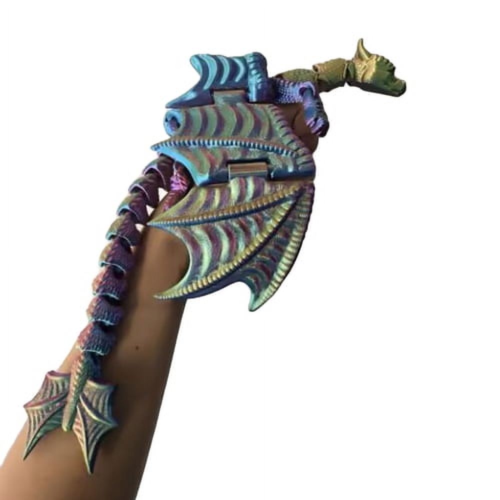 GZCW Dragon Finger Puppet Movable Joints 3D Printed Flying Dragon Model ...