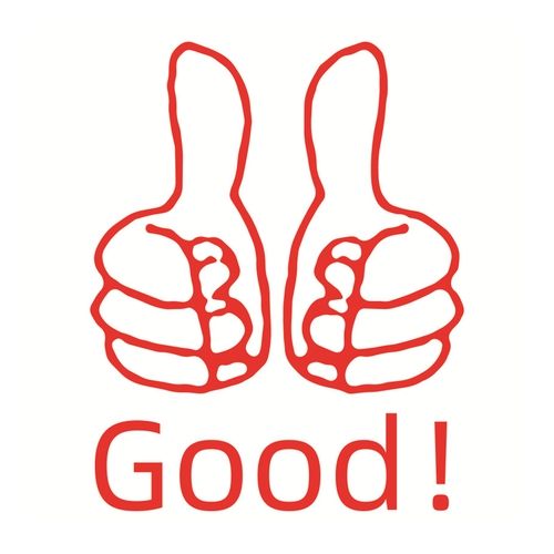 GZCW English Comment Seal Long-lasting Ink Usage English Comment Stamp ...