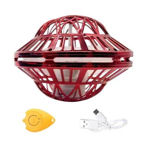 GZCW Flying Orb Ball Toy with Colorful Light 360-degree Rotating Sphere ...