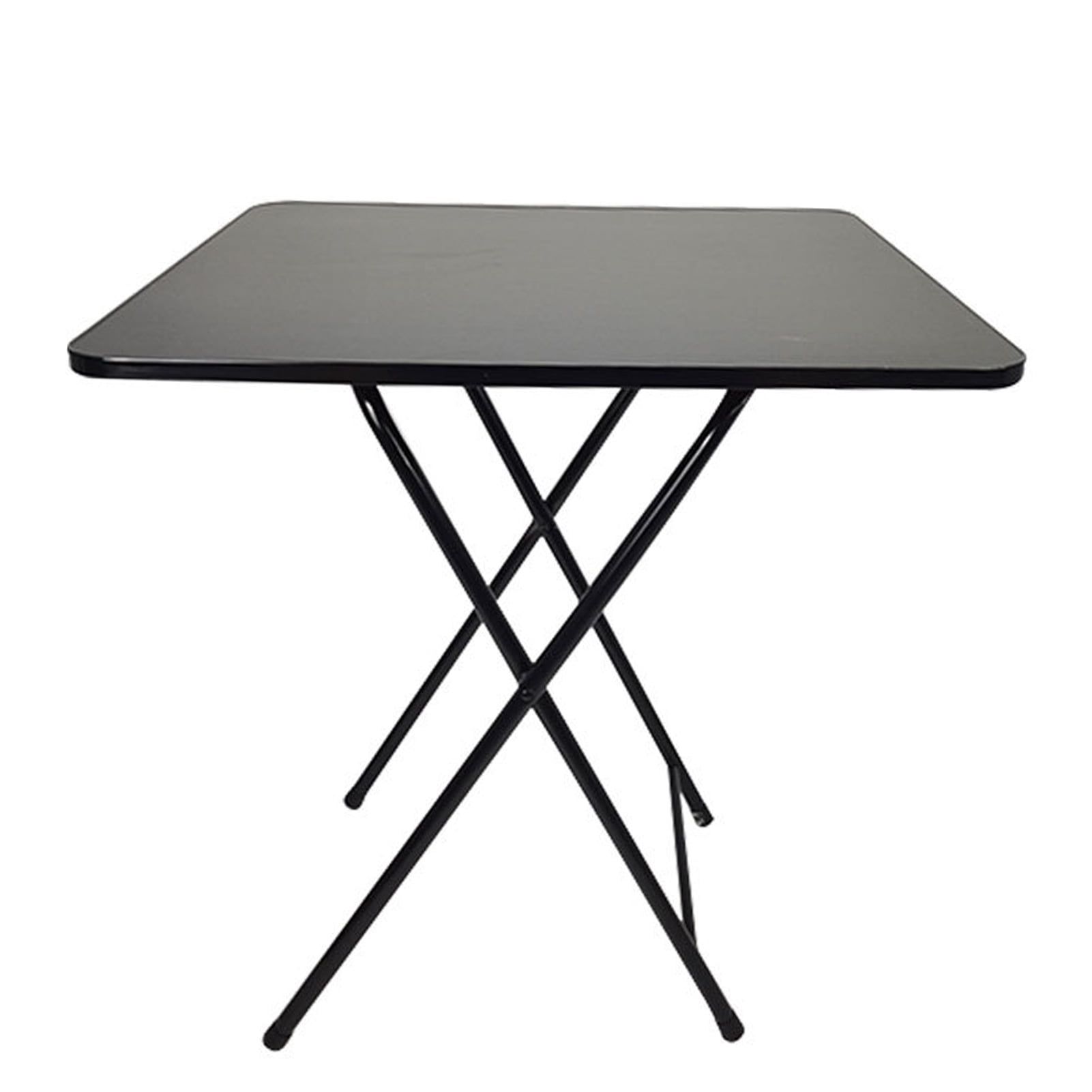 GZCW Foldable Dinner Table Square Solid MDF 4 Persons Home office Study ...