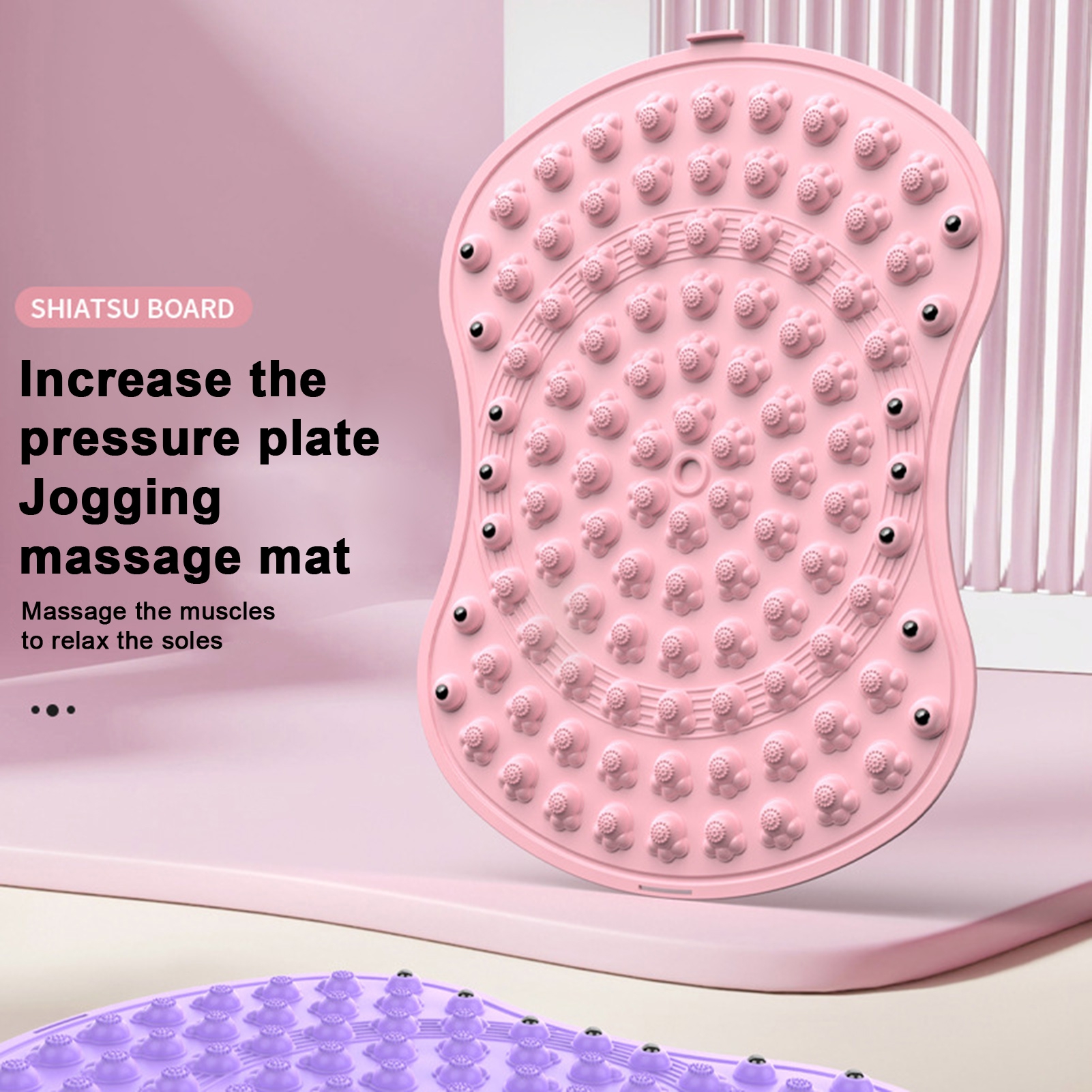 GZCW Foot Massager Mat with Magnet Feet Pain Relief Pressure Point Pad ...