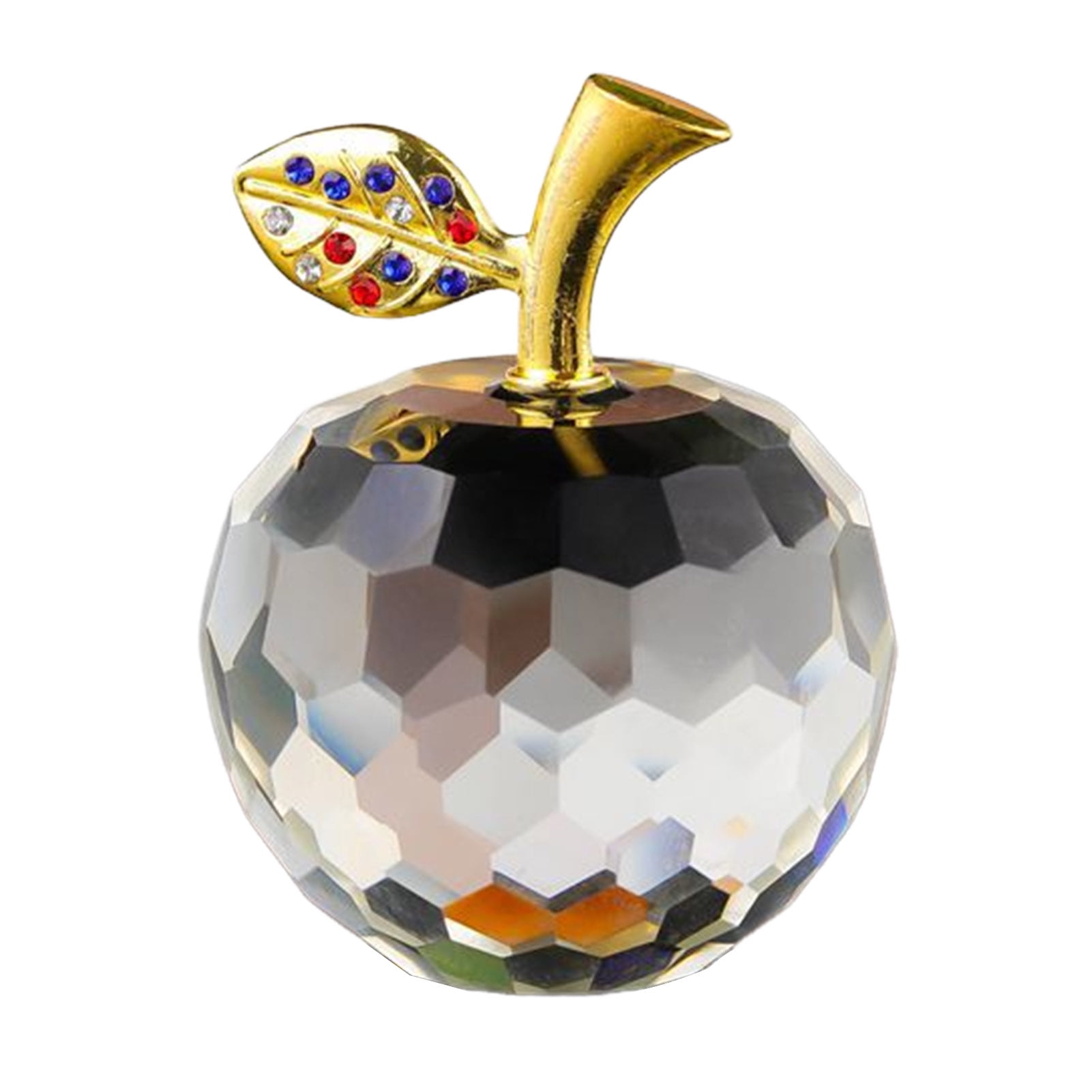 GZCW Glass Apples Figurine - Faux Crystal, for Decoration - Walmart.com