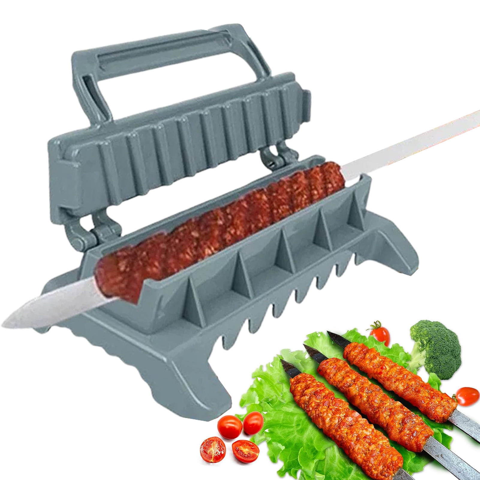 GZCW Large Kebab Maker - Manual, Portable, for Barbecue - Walmart.com