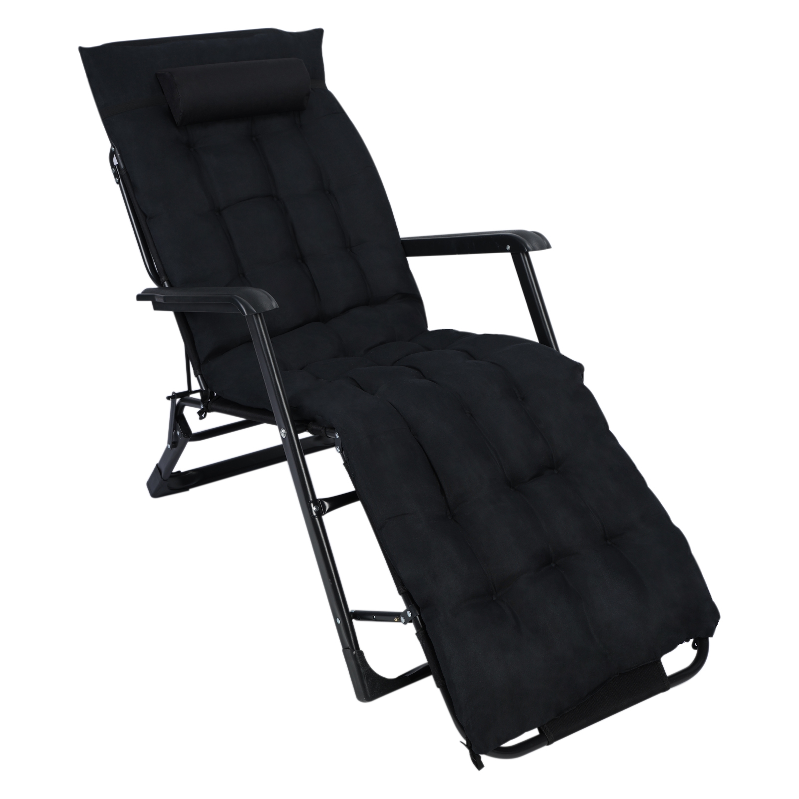 GZCW Lounge Chair, Oversized Folding Camping Cot, Adjustable 3+2 ...