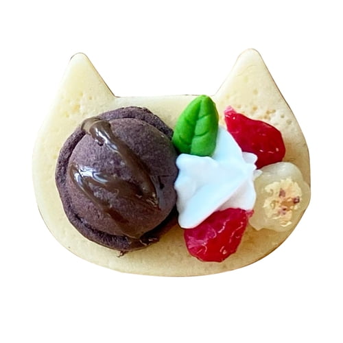 GZCW Miniature Ice Cream Toast Mini Dessert Model Clay Simulated ...