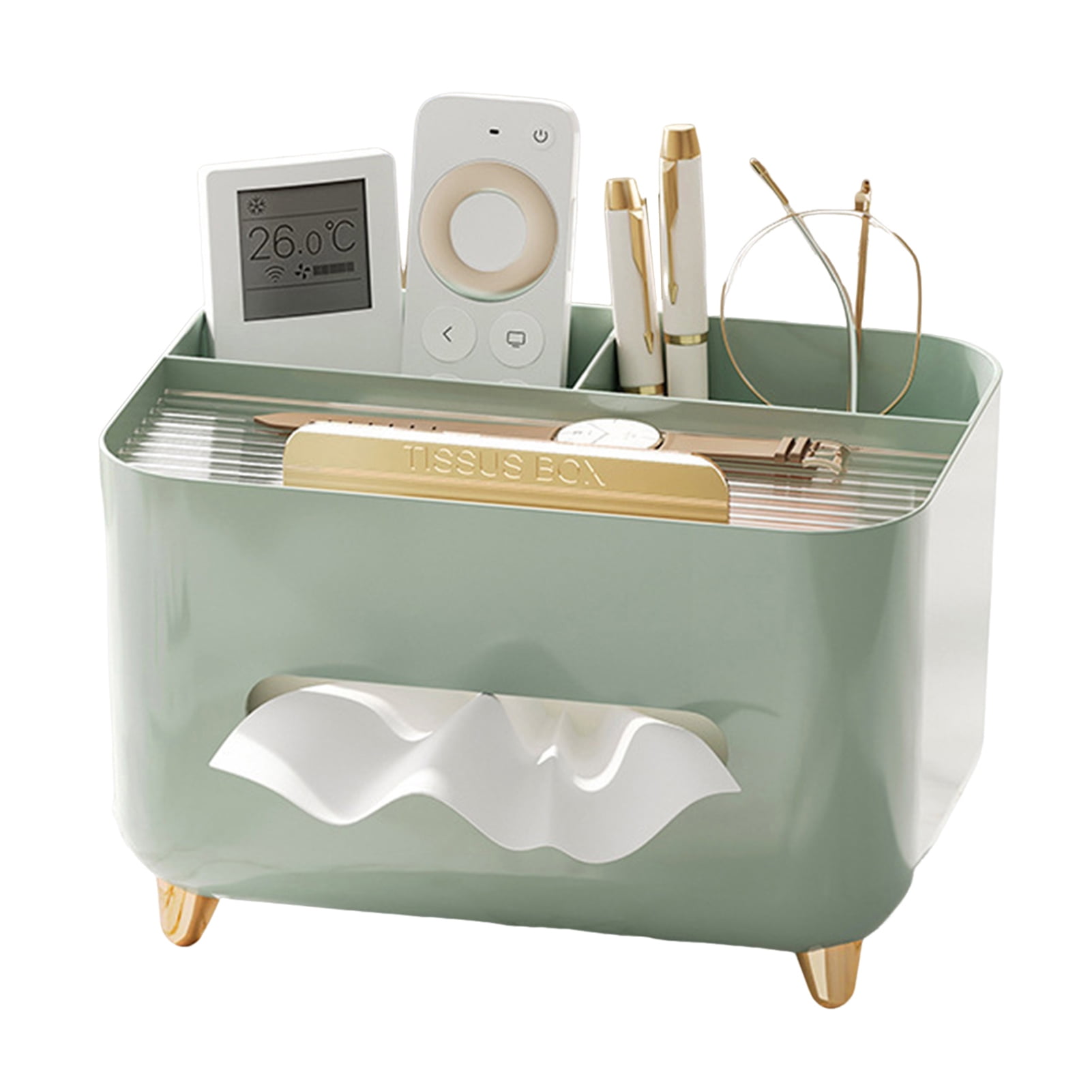 GZCW Multifunctional Tissue Box Cover - with Storage, Large Capacity - Walmart.com