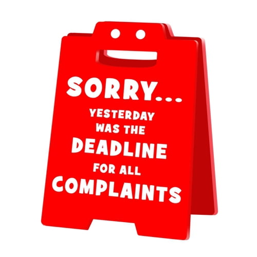 GZCW Office Desk Sign Workplace Decoration Sign Desktop Standing Red ...