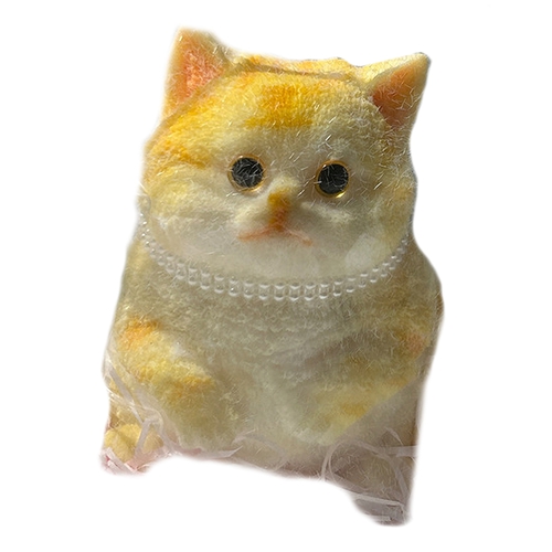 GZCW Realistic Cat Squeeze Toy Slow Rebound Soft TPR Stress Anxiety ...