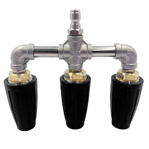 GZCW Rotating Nozzle Triple Nozzle Pressure Washer Spare Tip 4000psi ...