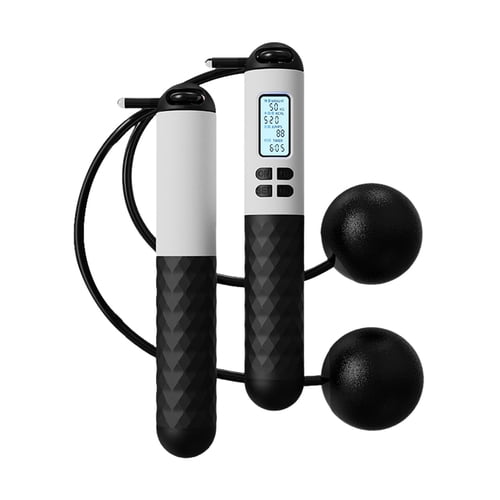 GZCW Skipping Rope with Counter Cordless Weighted Jump Rope with Ball ...