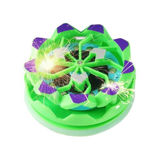 GZCW Spark Spinning Top Stress Relief Portable Luminous Gyro Collision ...