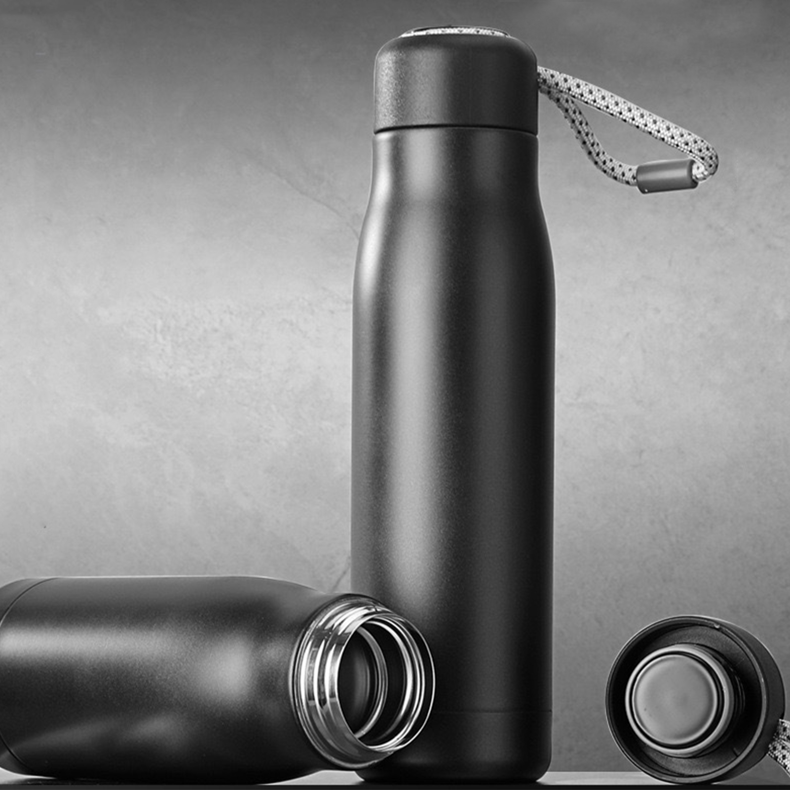 GZCW Stainless Steel Vacuum Cup 420/550ml Insulated Water Bottle with ...
