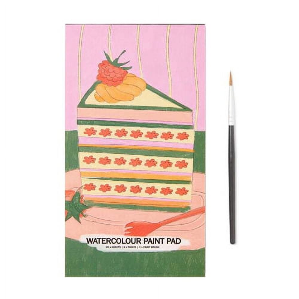 GZCW Watercolour Paint Pad 7.48x3.94in Minis Paint Pad with 1 ...