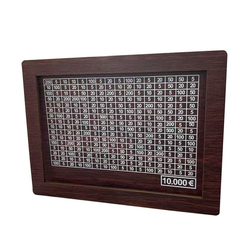 GZCW Wooden Money Box with Counter 1000/2000/3000/5000/10000 Euro Piggy ...