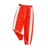 GZEFJRQM Boys Jogger Pants Kids Fleece Sweatpants Spring Winter ...