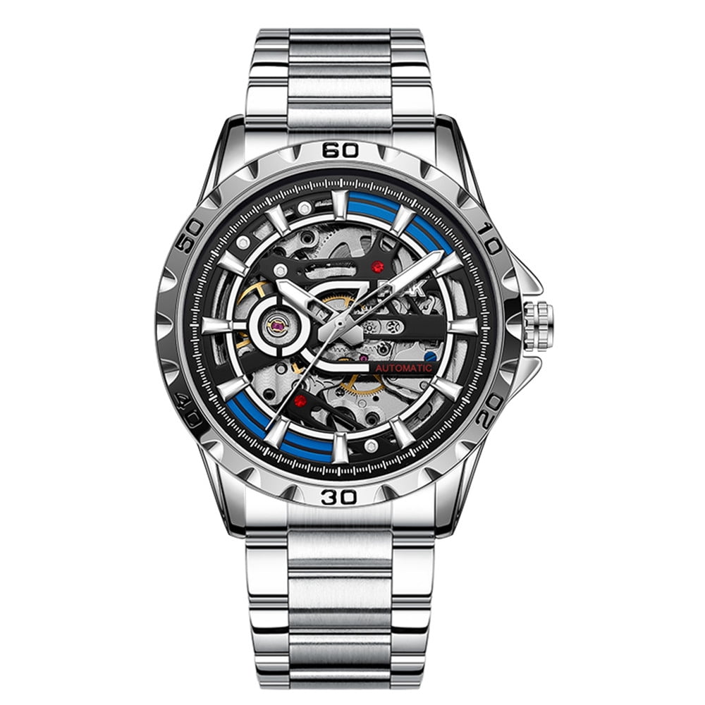 GZFCMY PEAK Vintage Skeleton Automatic Self-Winding Mechanical Movement ...