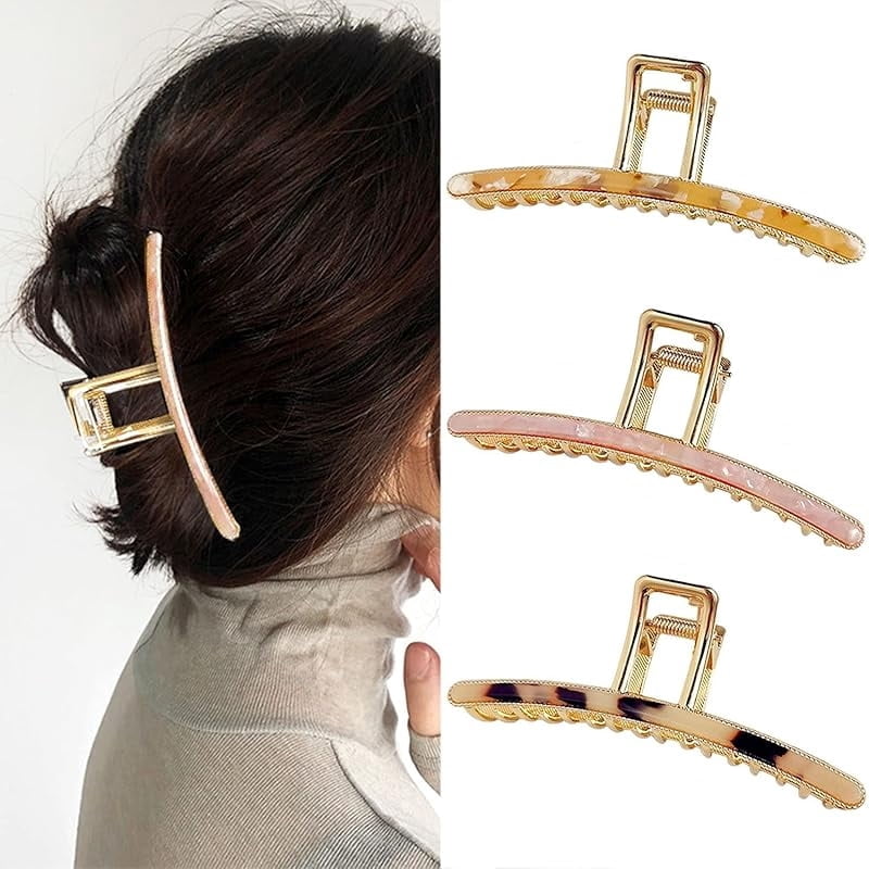GZG Hair Claw Clips for Thick and Thin Hair Big Hair Barrettes for ...