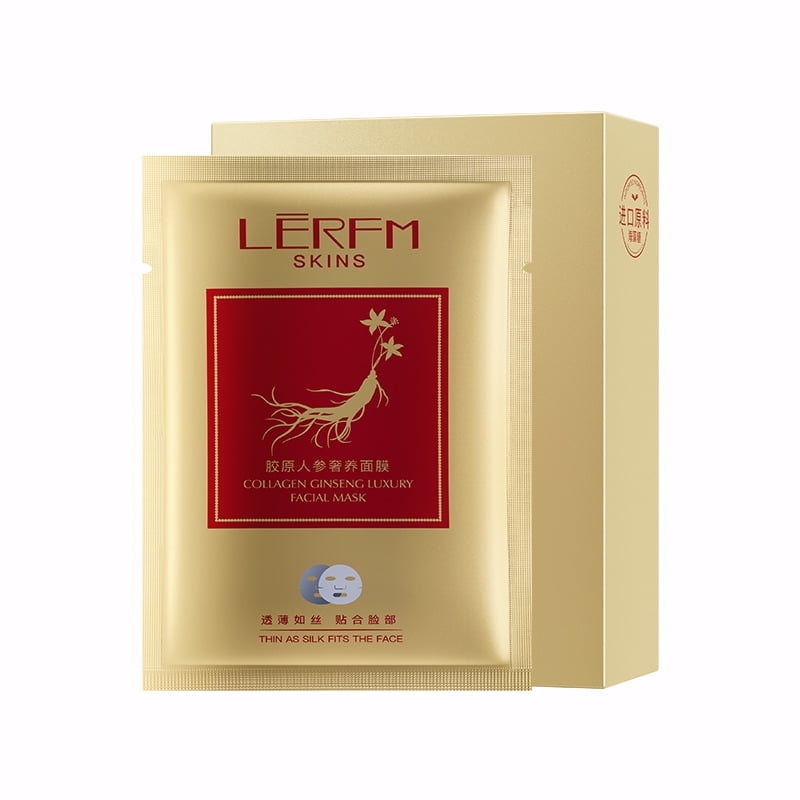 GZH Collagen Ginseng Luxury Nourishing facial mask 10 piece boxed ...