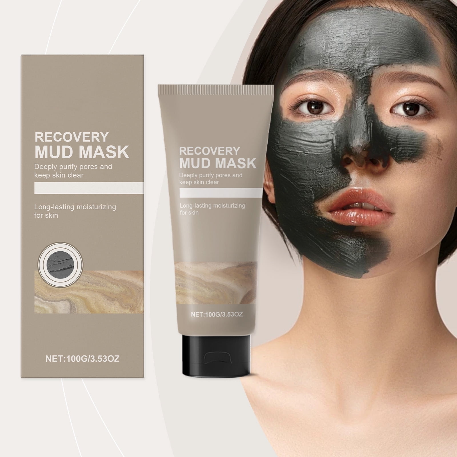 GZH Relief Mud Masks, Recovery Mud Mask, Korean Mud Masks for Face ...