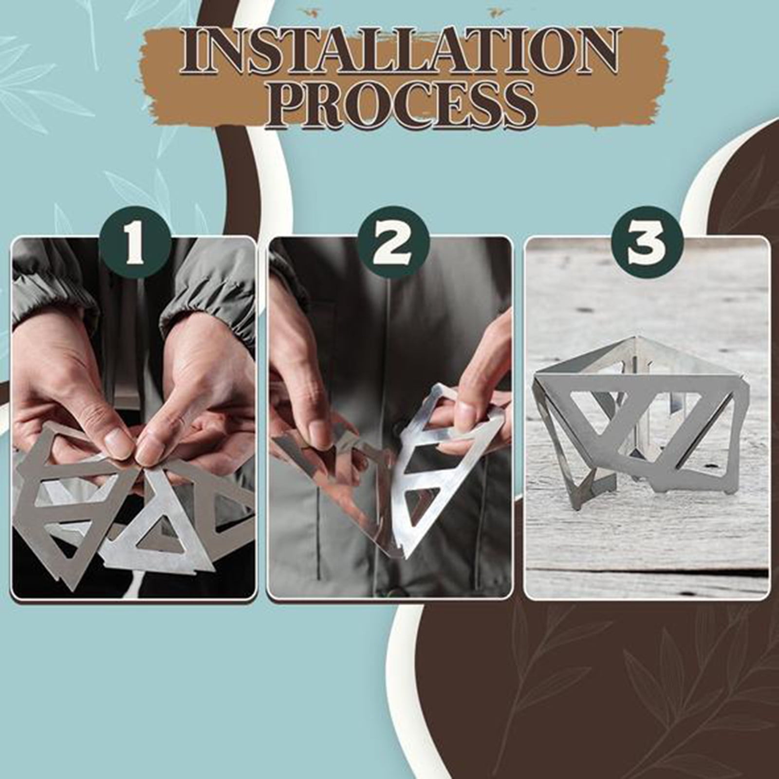 GZHCGSM Cooking Funnel Funnel Filter Camping Coffee Folding Filter ...