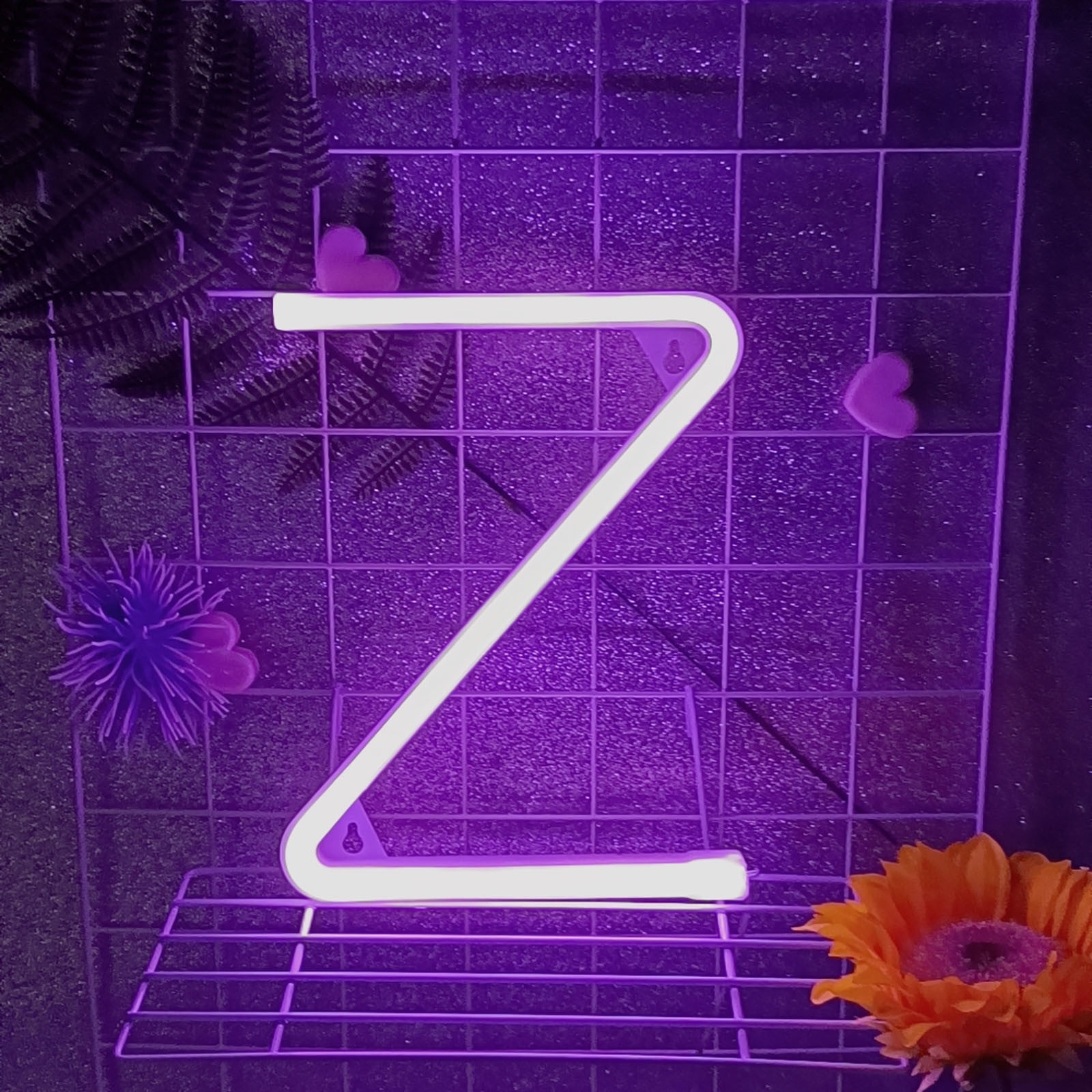 GZHCGSM LED Neon Lights Alphanumeric LED Decoration Lights LED Sign ...
