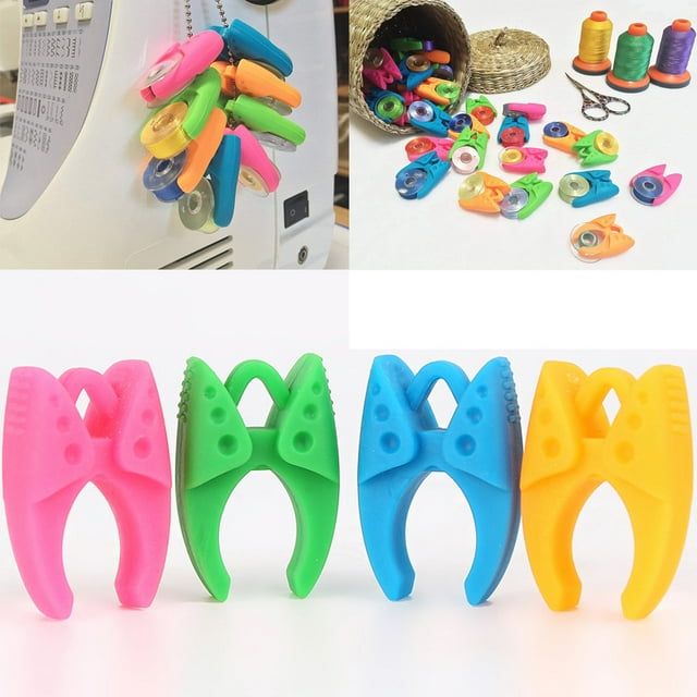 GZHCGSM Sweater Storage 30PCBobbin Clamps Holders Keeping Bobbin Thread ...