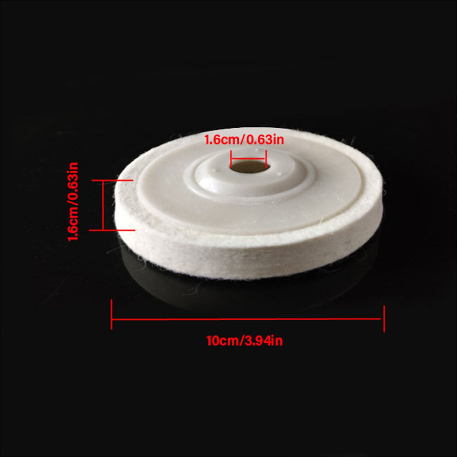 GZHCGSM Wool Polishing Wheel Disc 4 Inch Diameter Wool Disc Polishing ...