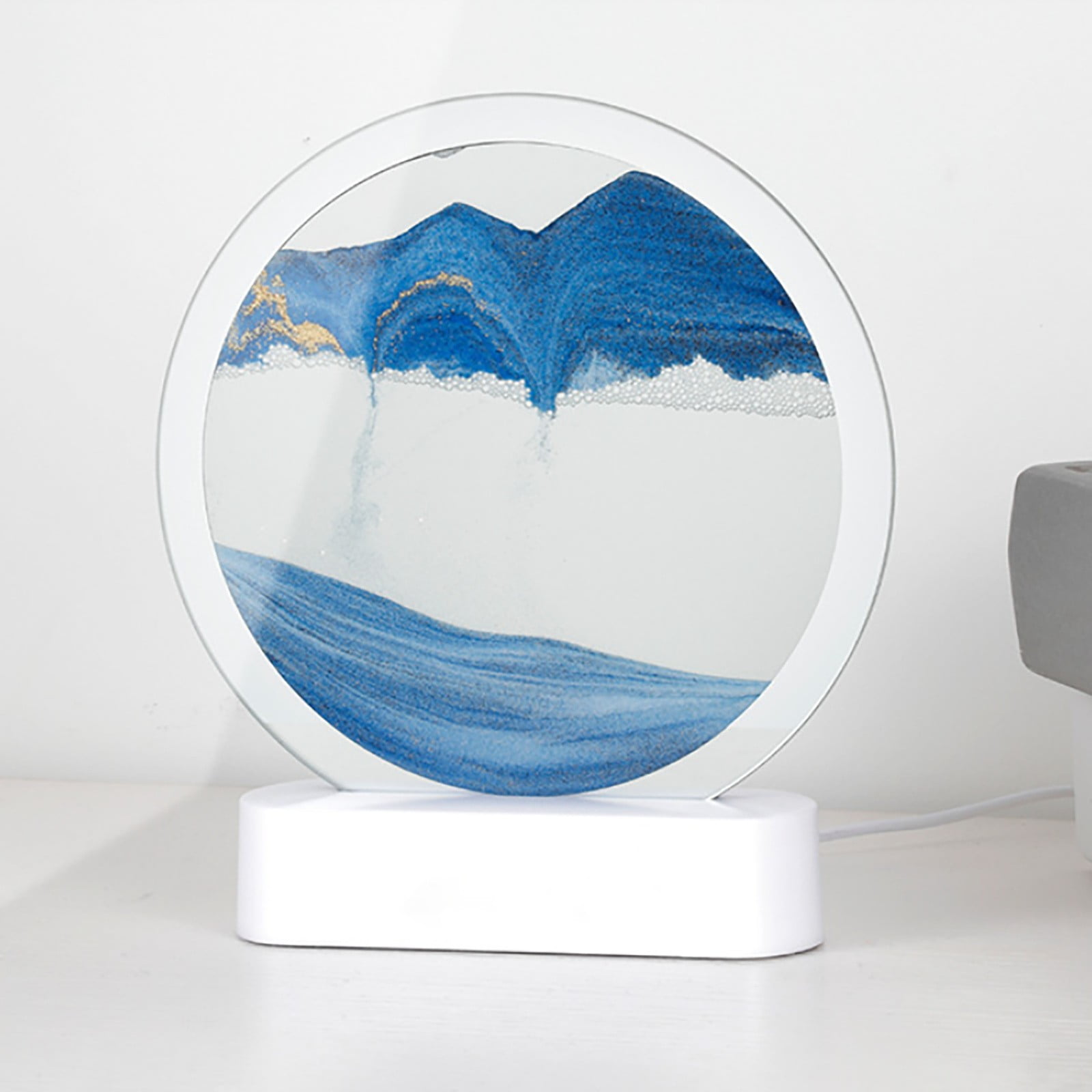 GZHCGSM YMoving Sand Art Picture Color Changing Quicksand Lamp 3D Deep ...