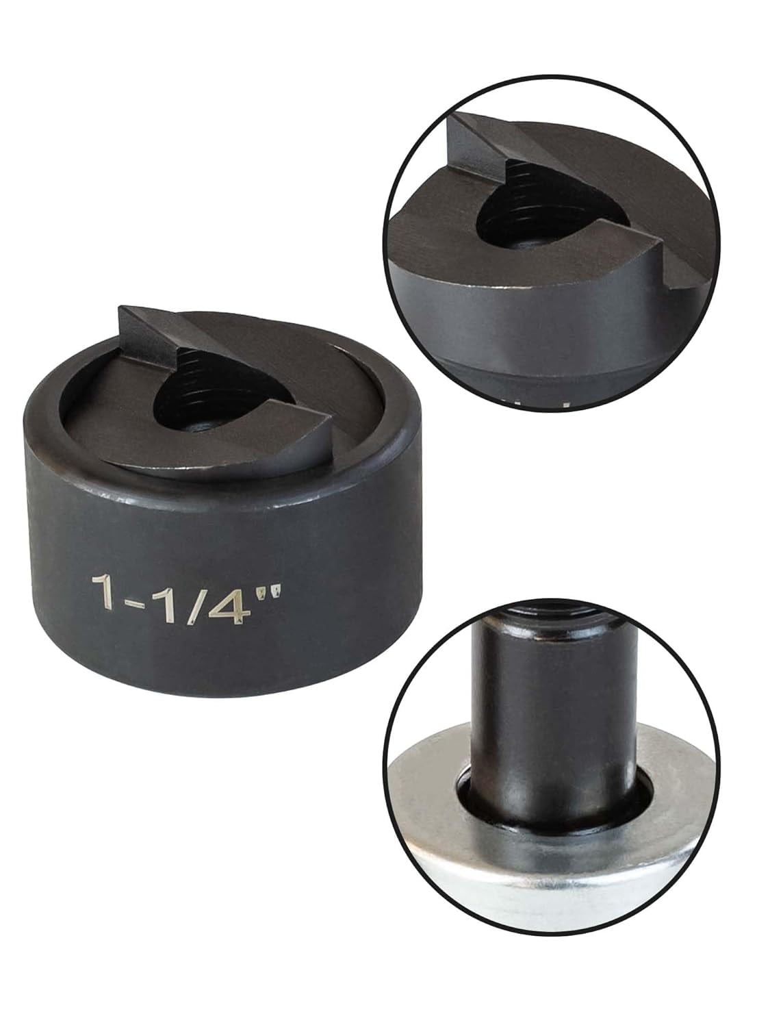 GZHJMY 1-1/4" Conduit Knockout Unit with Manual Draw Stud - 1.7" Actual ...