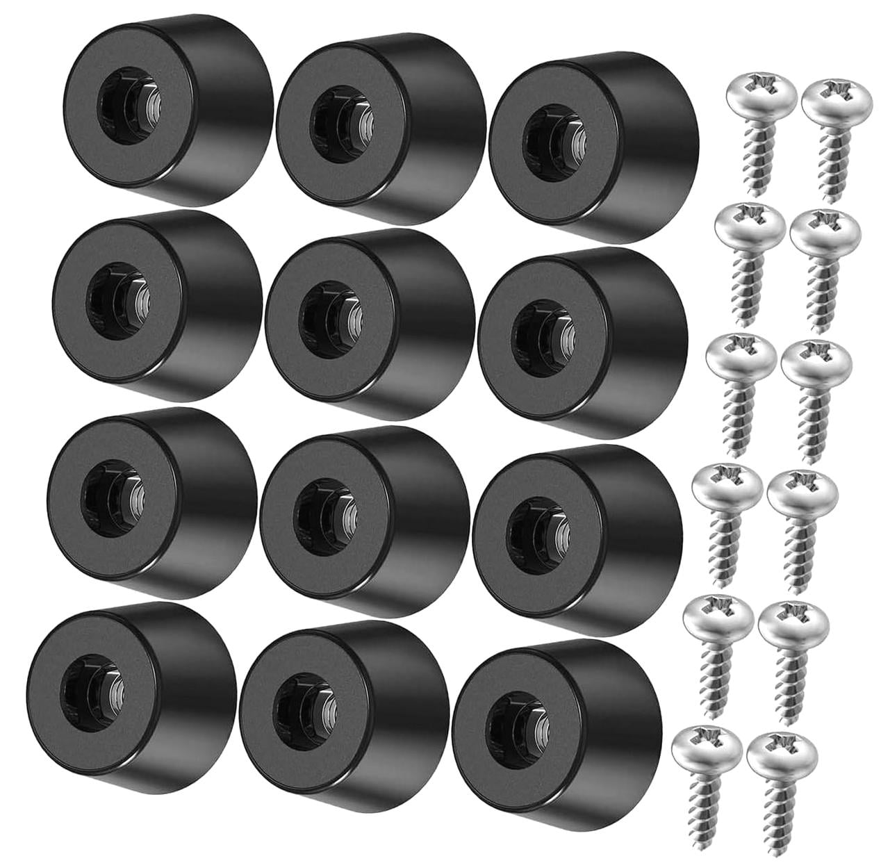 GZHJMY 1.5 Inch Rubber Feet for Cutting Board with Stainless Steel ...