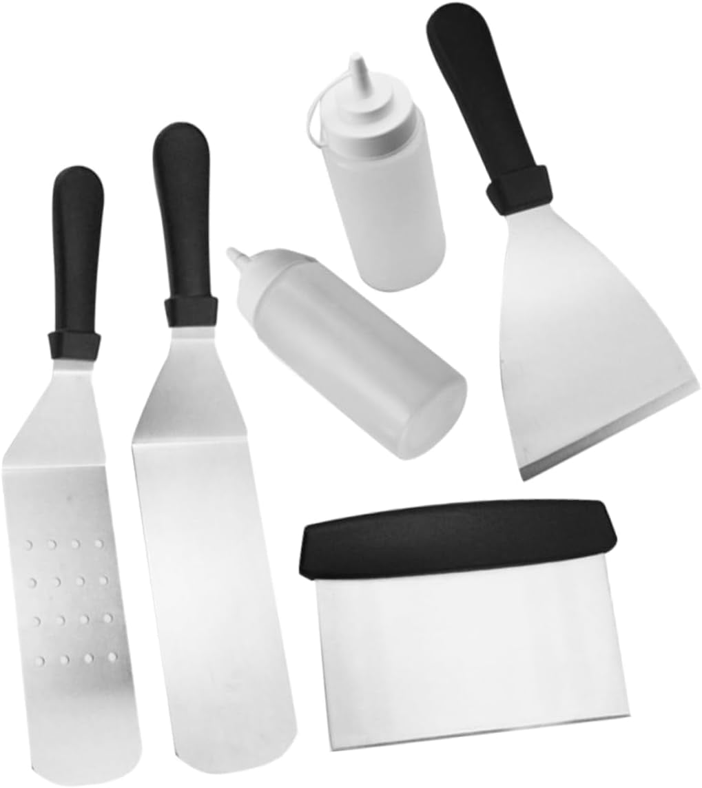 GZHJMY 1 Set Outdoor Grilling Tools Grill Scraper Tool Picnic Grill Kit ...