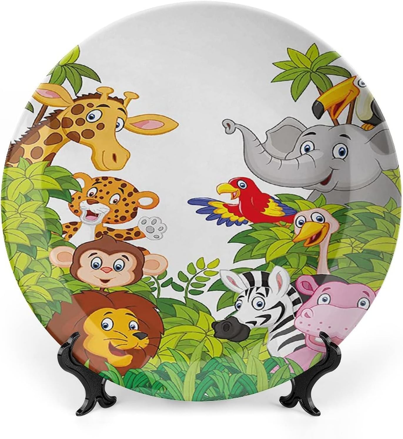 GZHJMY 10 Inch Decorative Plate, Night Sky Ceramic Stoneware, Ocean Sea ...