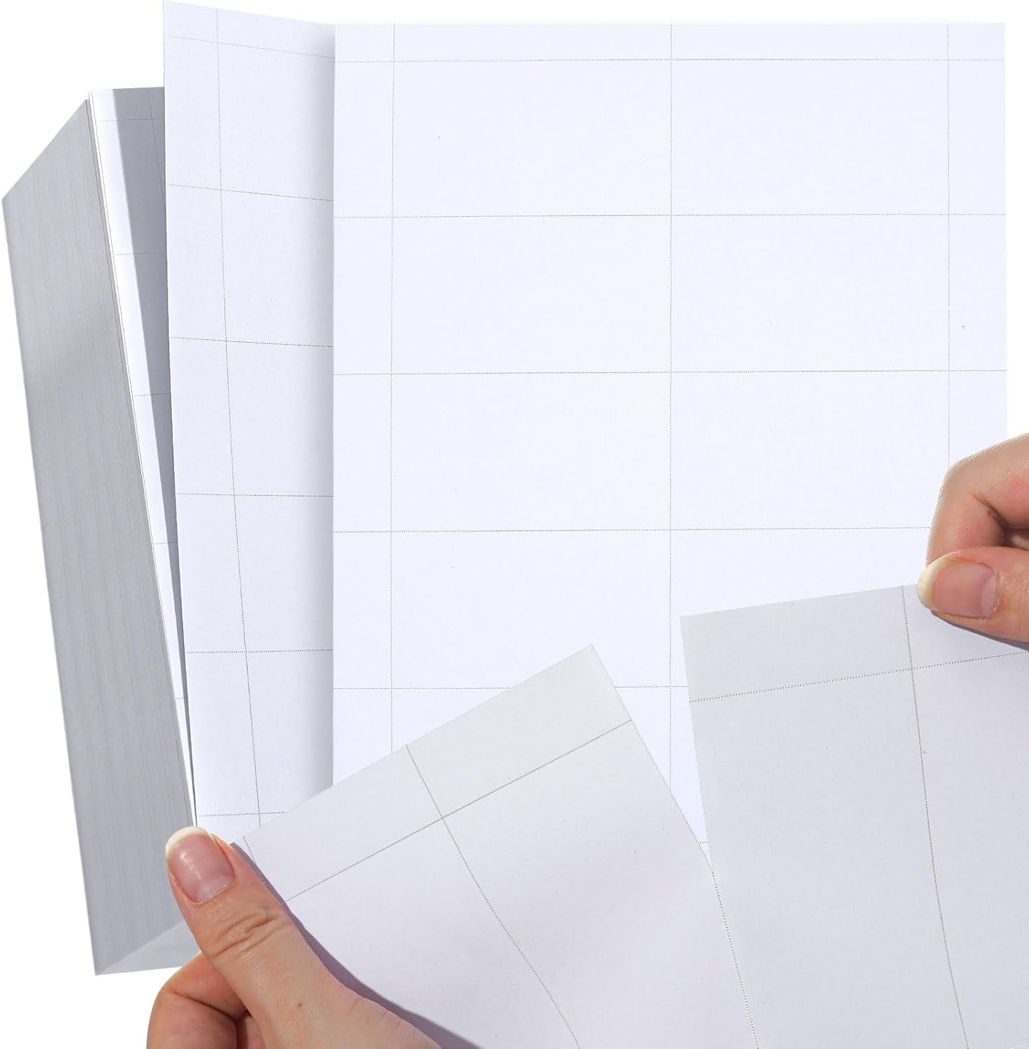 GZHJMY 1000 Piece Blank Printable Business Cards 3.5 x 2, Perforated ...