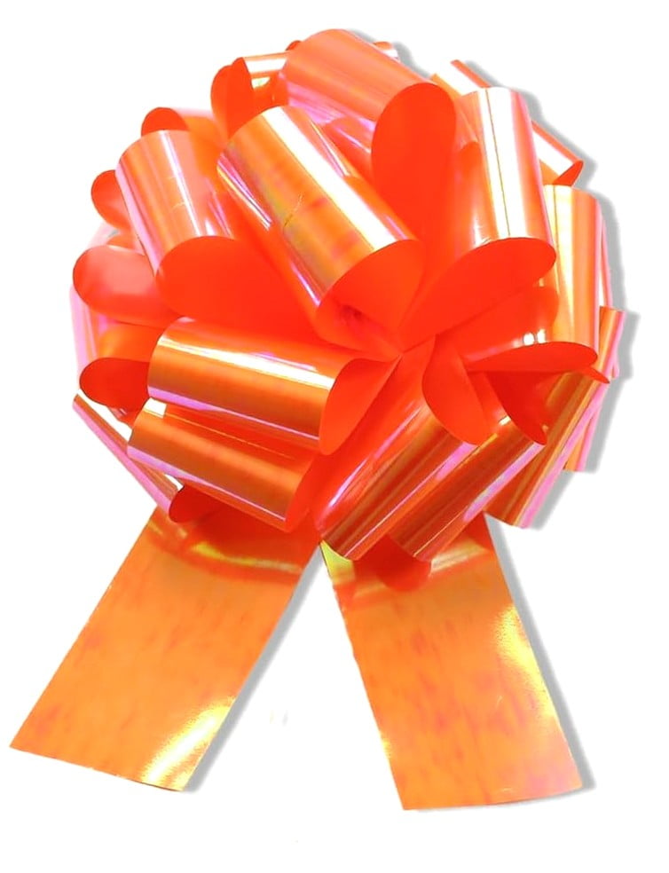 GZHJMY 14 Inch Large Orange Bow, 1 Piece Big Bow for Presents, Bow for ...