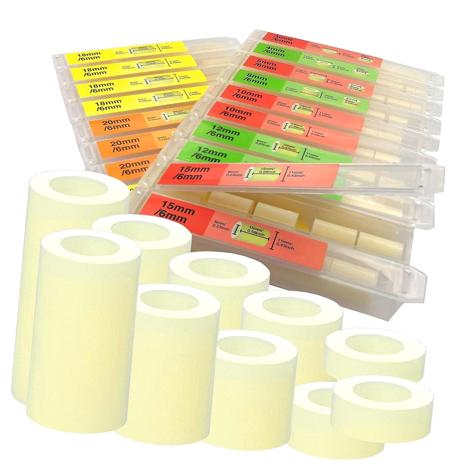 GZHJMY 151pcs Nylon Spacers Round Plastic Spacers Wall Plate spacers ...