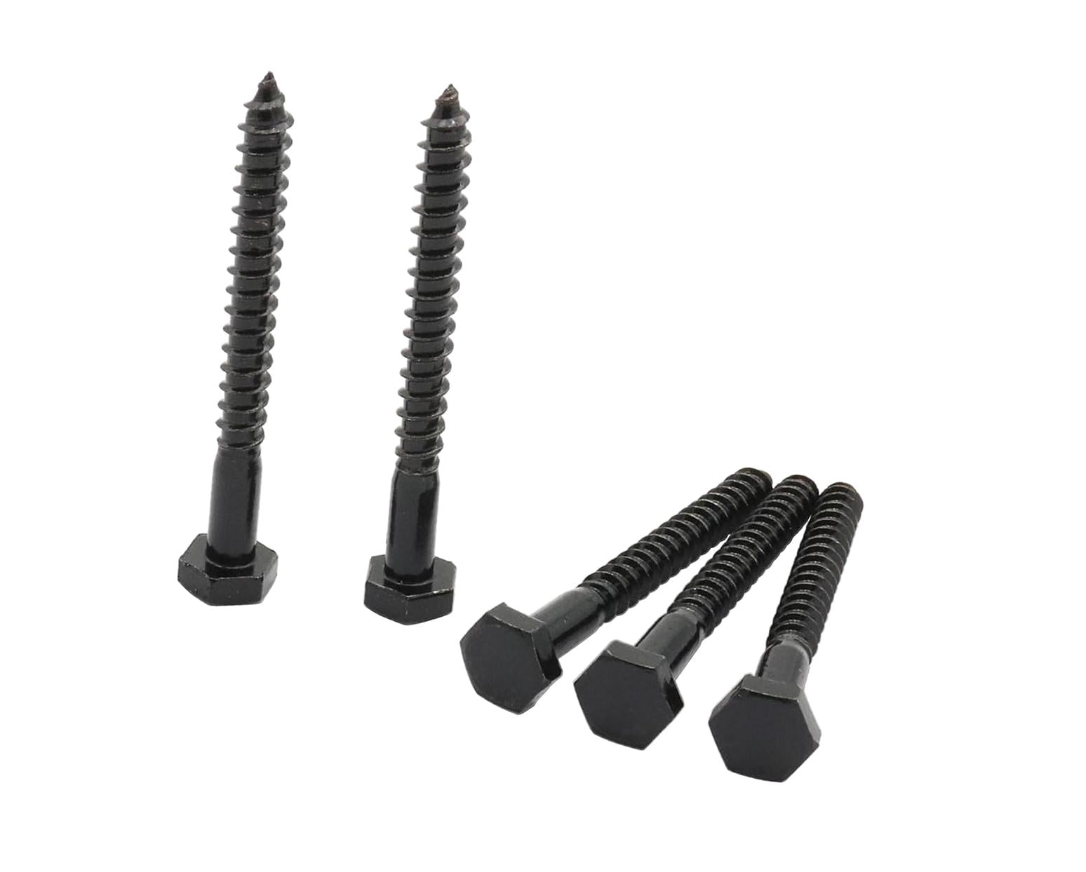 GZHJMY 16pcs Lag Screws, 1/4" x 2-1/2" Hex Lag Bolts (with Washers ...