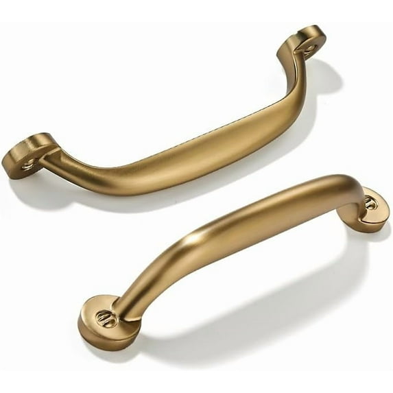 GZHJMY 2 Pack 4 Inch Hole Center Bronze Cabinet Pulls Drawer Handles ...