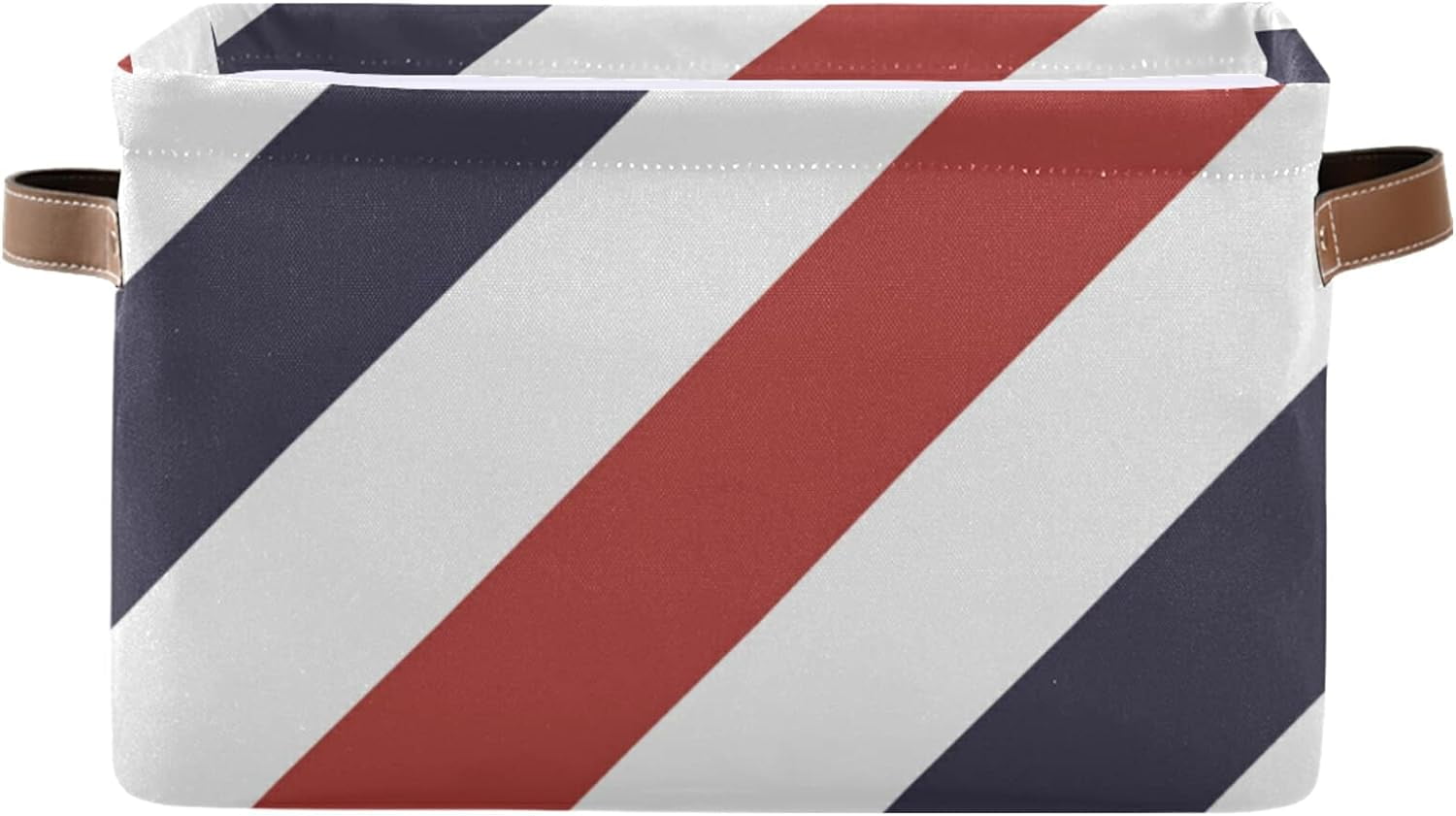 GZHJMY 2 Pack Collapsible Organizer Storage Bins with Barber Strip Cute ...