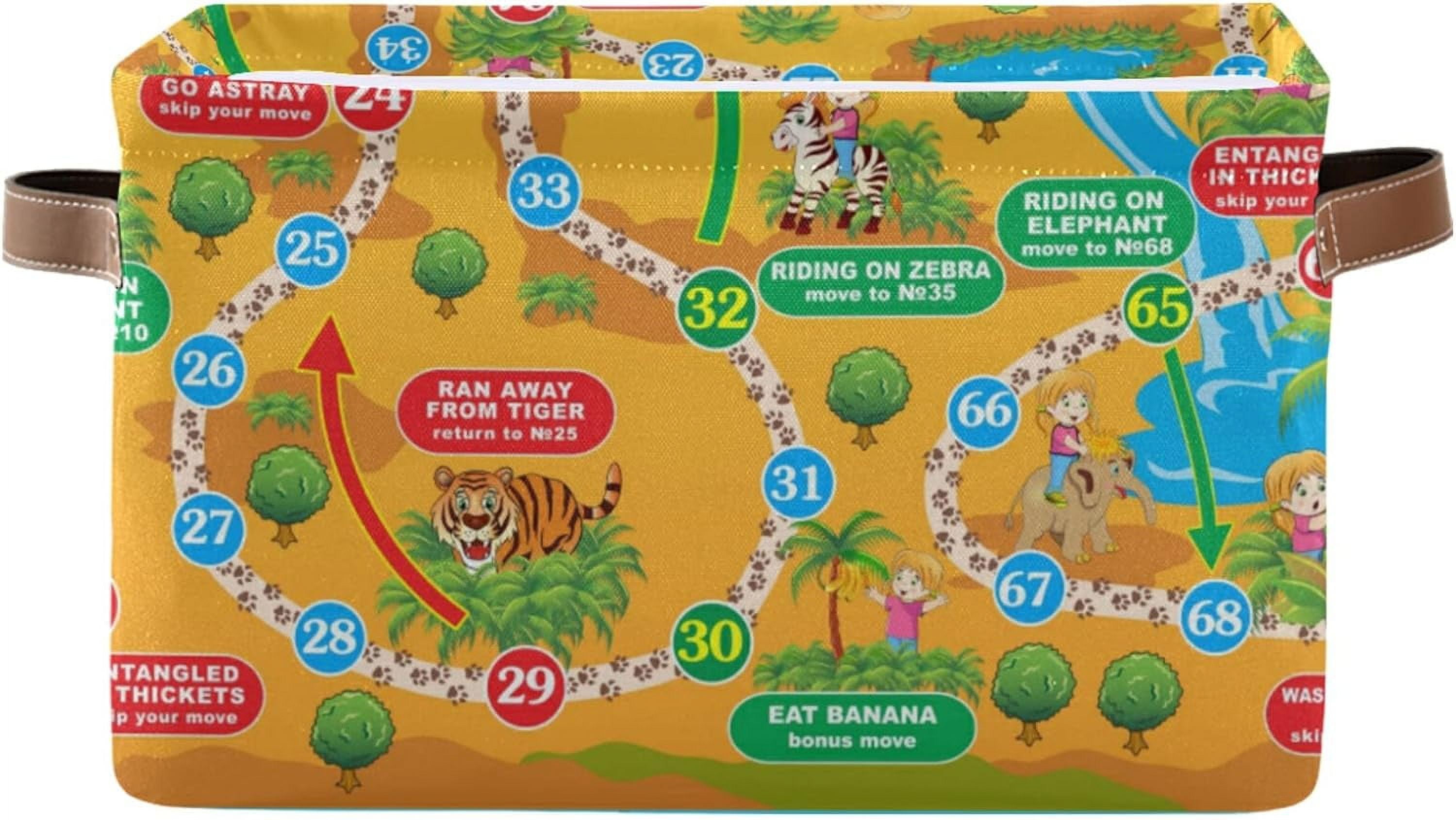 GZHJMY 2 Pack Collapsible Organizer Storage Bins with Children's Board ...