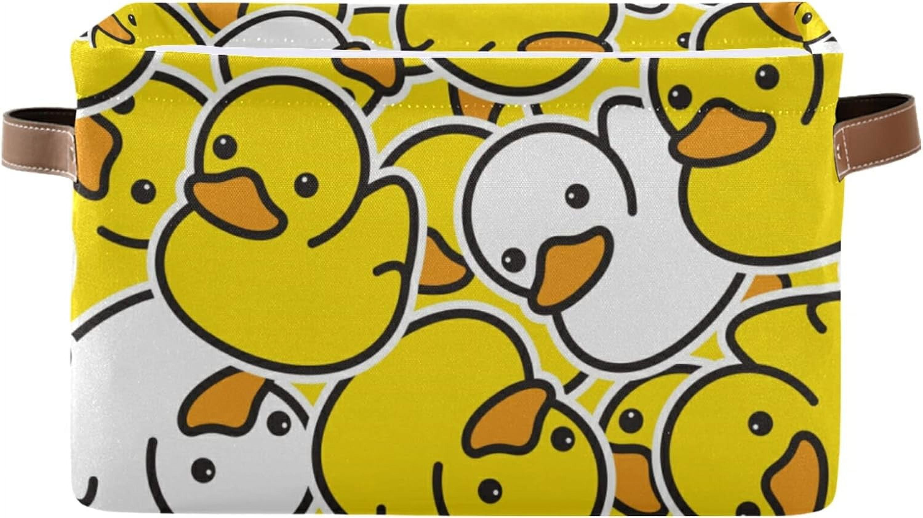 GZHJMY 2 Pack Collapsible Organizer Storage Bins with Cute Duck Cute ...