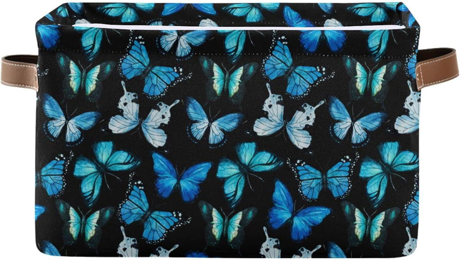 GZHJMY 2 Pack Foldable Rectangular Storage Baskets,Fabric Shelves ...