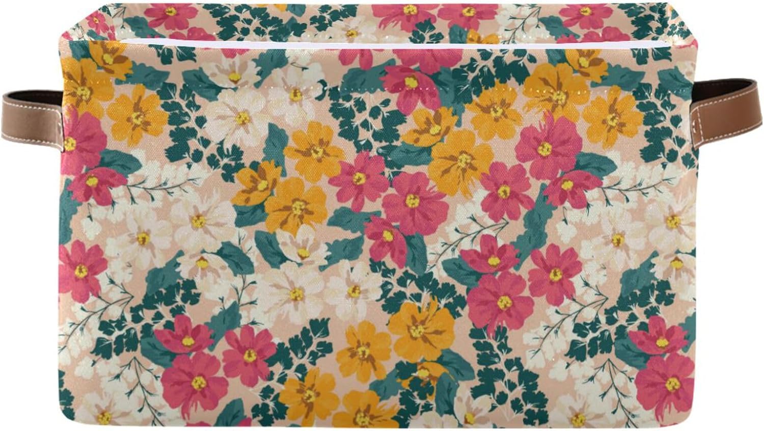 GZHJMY 2 Pack Foldable Rectangular Storage Baskets,Fabric Shelves ...