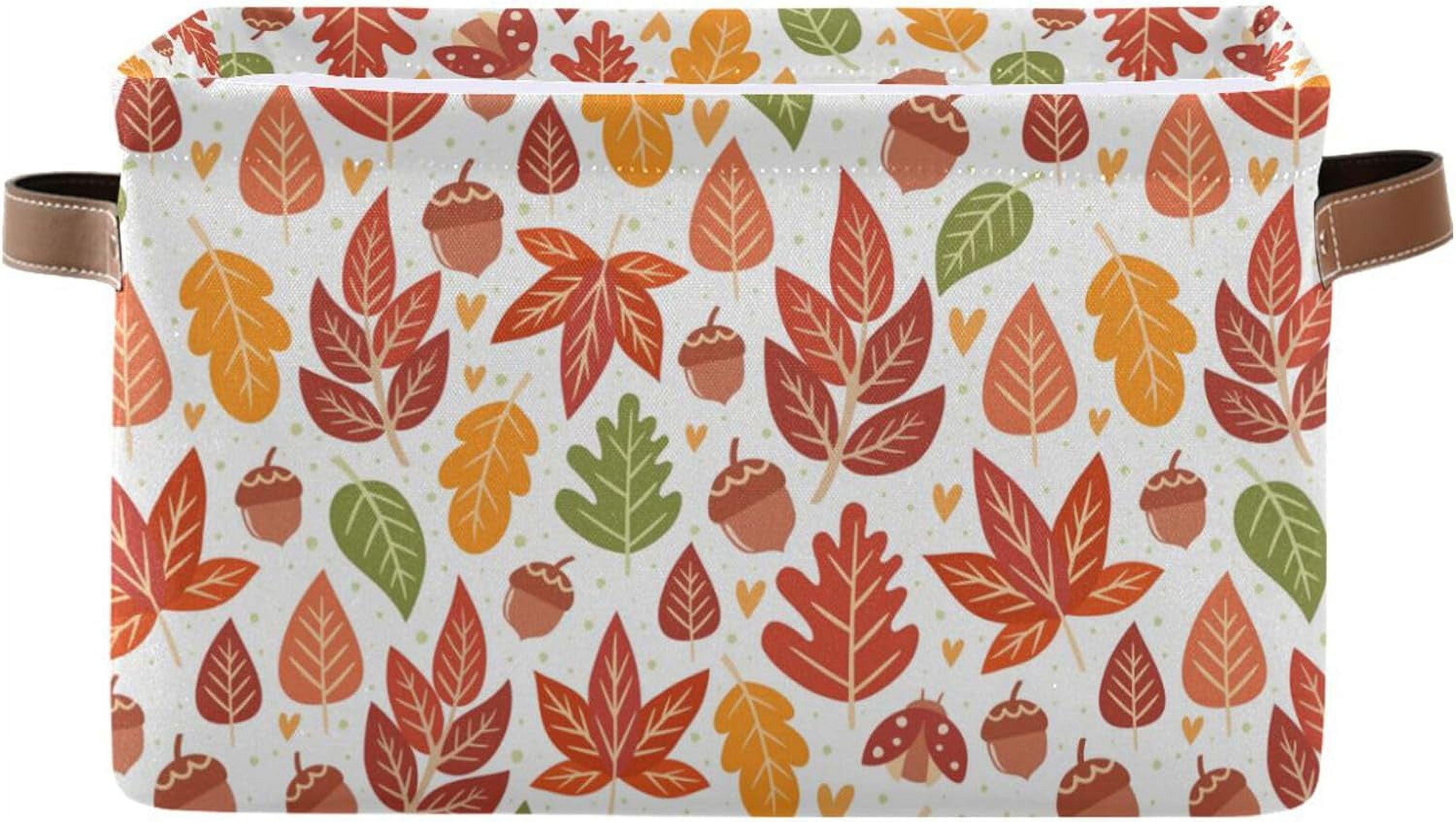 GZHJMY 2 Pack Foldable Rectangular Storage Baskets,Fabric Shelves ...