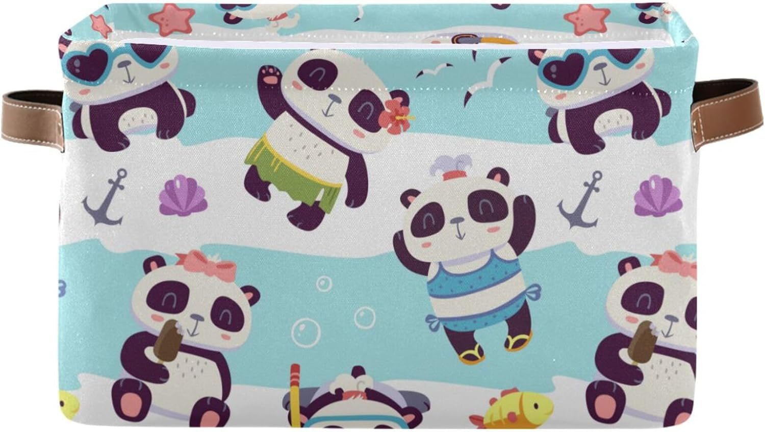 GZHJMY 2 Pack Foldable Rectangular Storage Baskets,Fabric Shelves ...