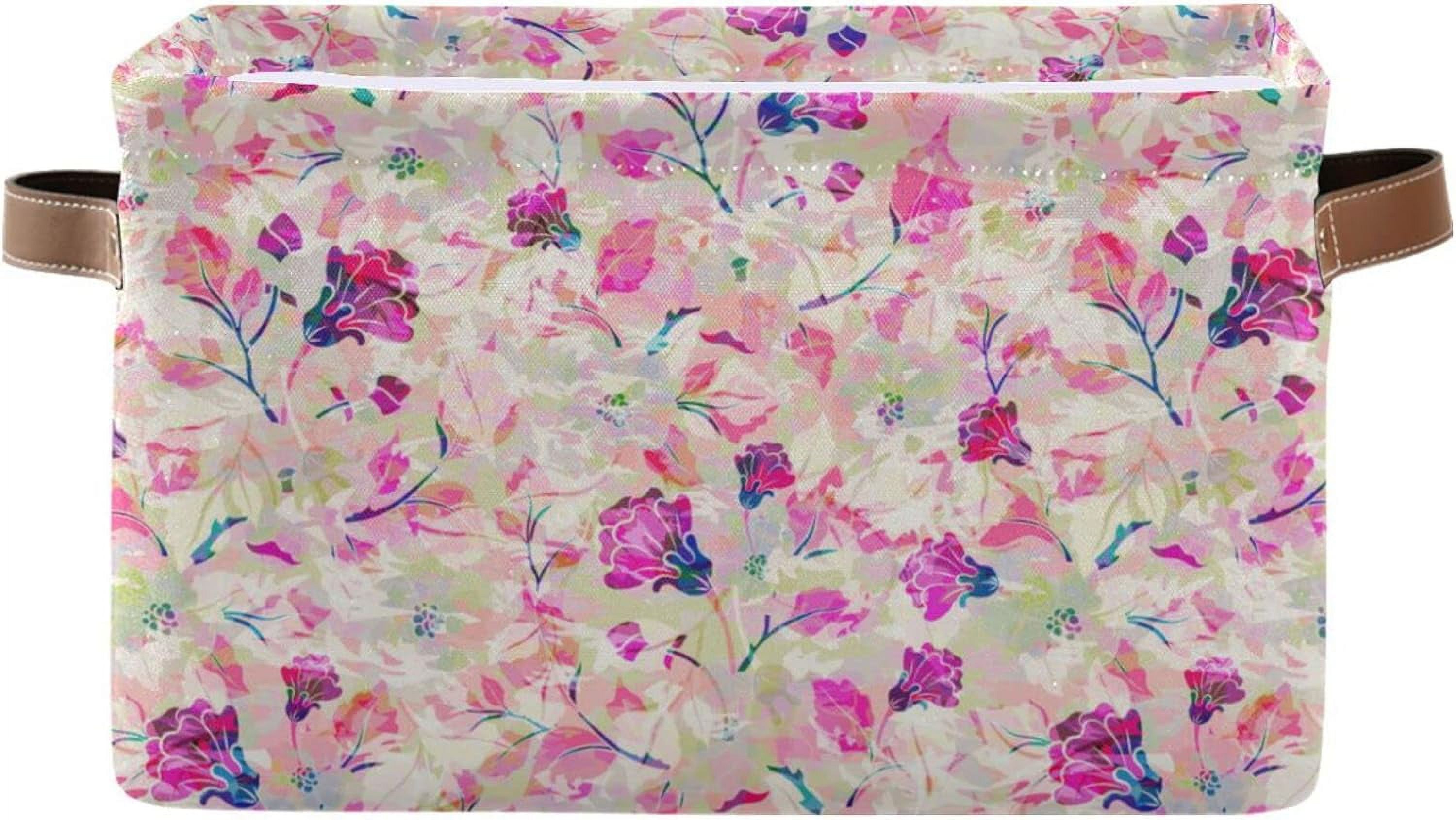 GZHJMY 2 Pack Foldable Rectangular Storage Baskets,Fabric Shelves ...