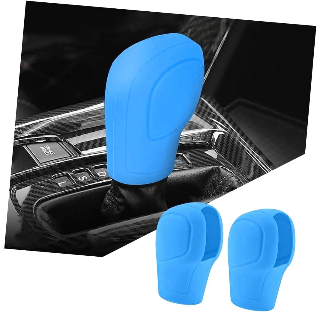 GZHJMY 2-Pack Silicone Gear Shift Knob Covers, Stretchable Vehicle ...