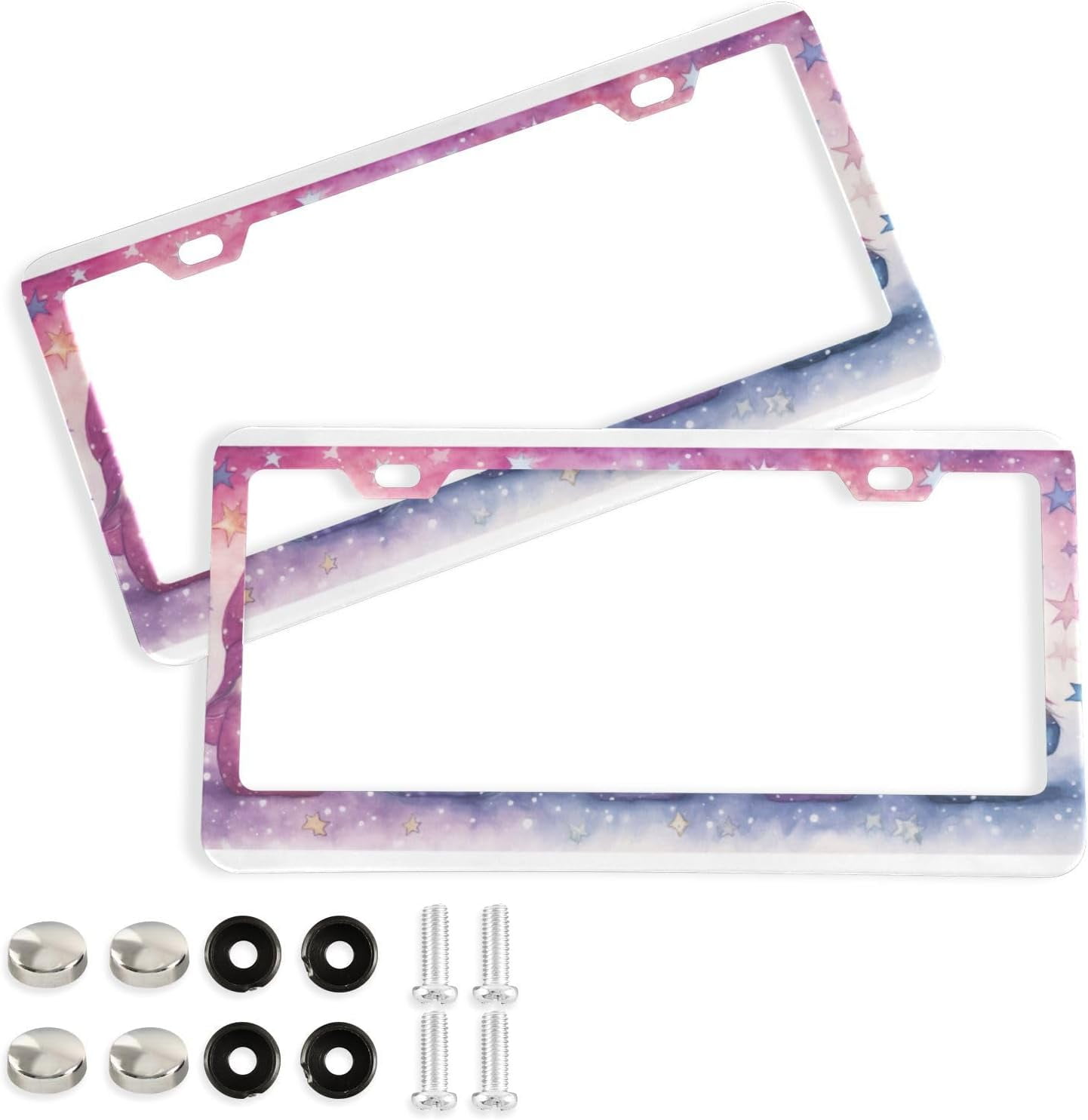 GZHJMY 2 Pcs License Plate Frame Christmas Gnomes License Plate Cover ...