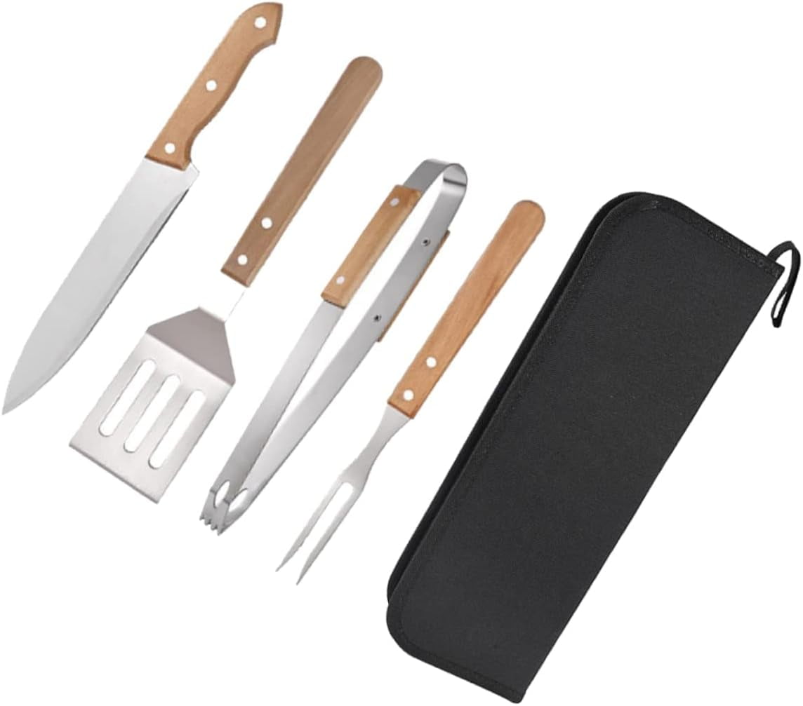 GZHJMY 2 Sets fessional BBQ Tools for Grill Outdoor Grill Kit Tongs ...